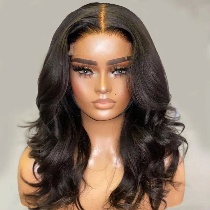 Girls Mid-part Body Wave Layered Wigs – WigKiss